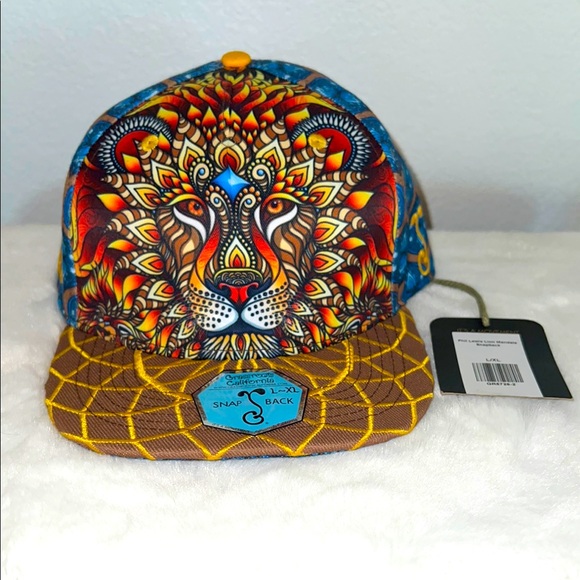 phil Lewis | Accessories | Colorful Phil Lewis Lion Design Snapback Hat ...